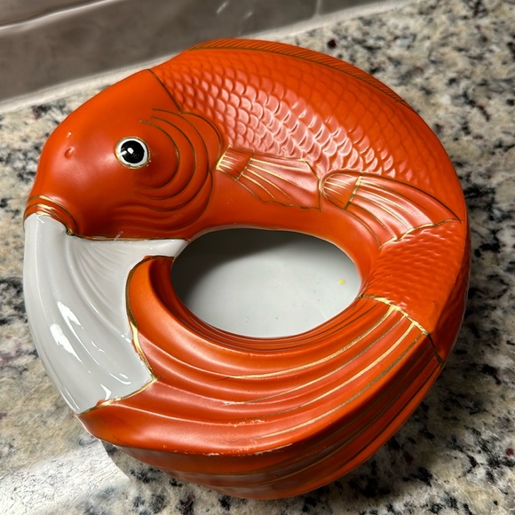 Accents | Vintage Koi Fish Neiman Marcus Porcelain Bonsai Planter ...